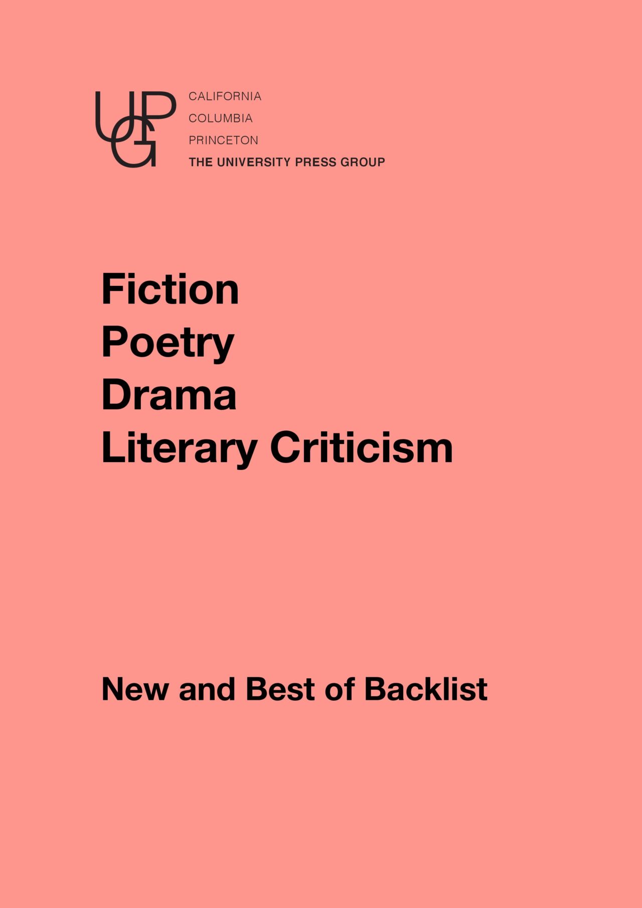 UPG Front Page - The University Press Group
